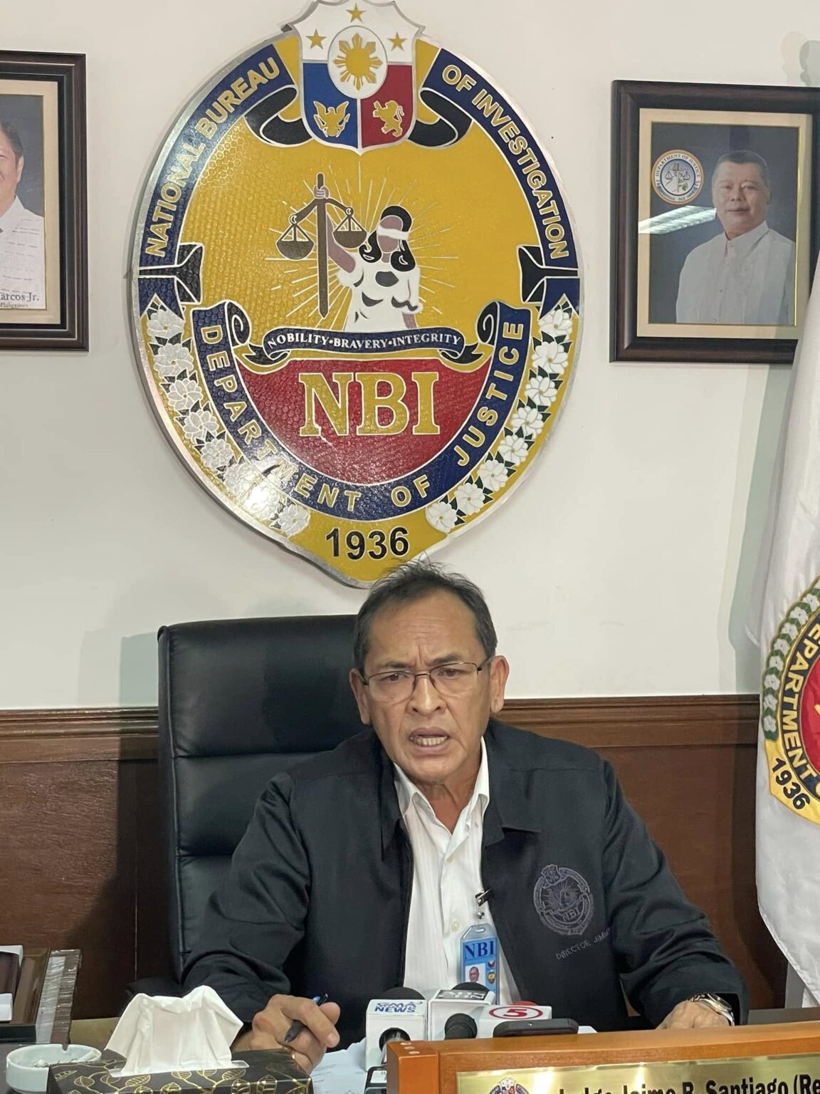 Jaime B. Santiago: Director of the National Bureau of Investigation ...